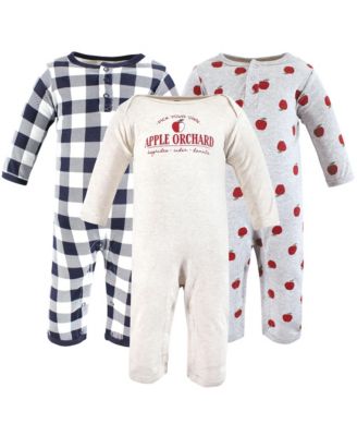 Hudson Baby Baby Boys Cotton 3 Piece Bodysuit Bundle