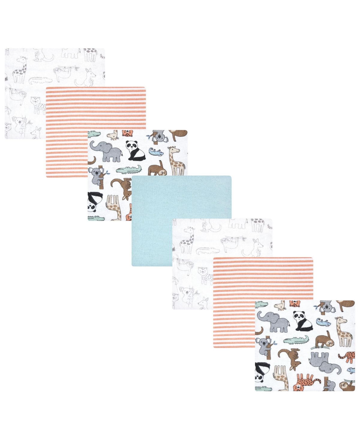 Click here for Hudson Baby Unisex 7-Piece Soft Flannel Baby Wrap... prices