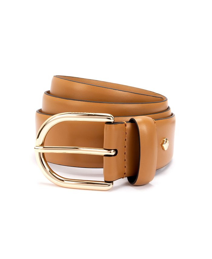 kate spade new york Women's 35mm Feather Edge Belt - Macy's