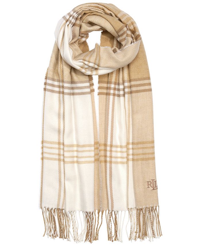 Lauren Ralph Lauren Exploded Plaid Scarf - Macy's