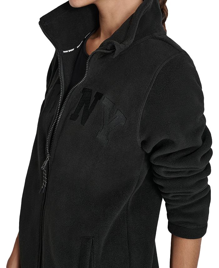 DKNY Sport Women's Tech Fleece Logo Jacket - Macy's