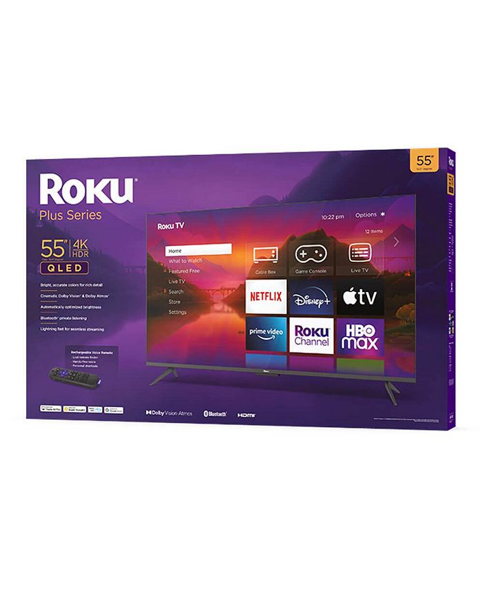 Roku 55" Class 4K QLED Plus Series Smart TV - 55R6A5R - Macy's