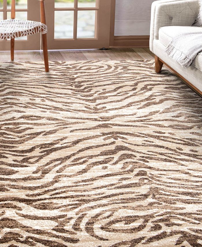 Orian Rugs Orian Skins Zulu 5'3"x7'6" Area Rug - Macy's