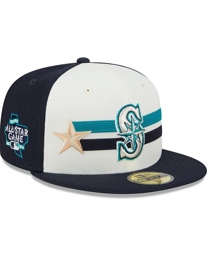 New Era Men's Cream/Navy Seattle Mariners 2024 MLB All-Star Game ...