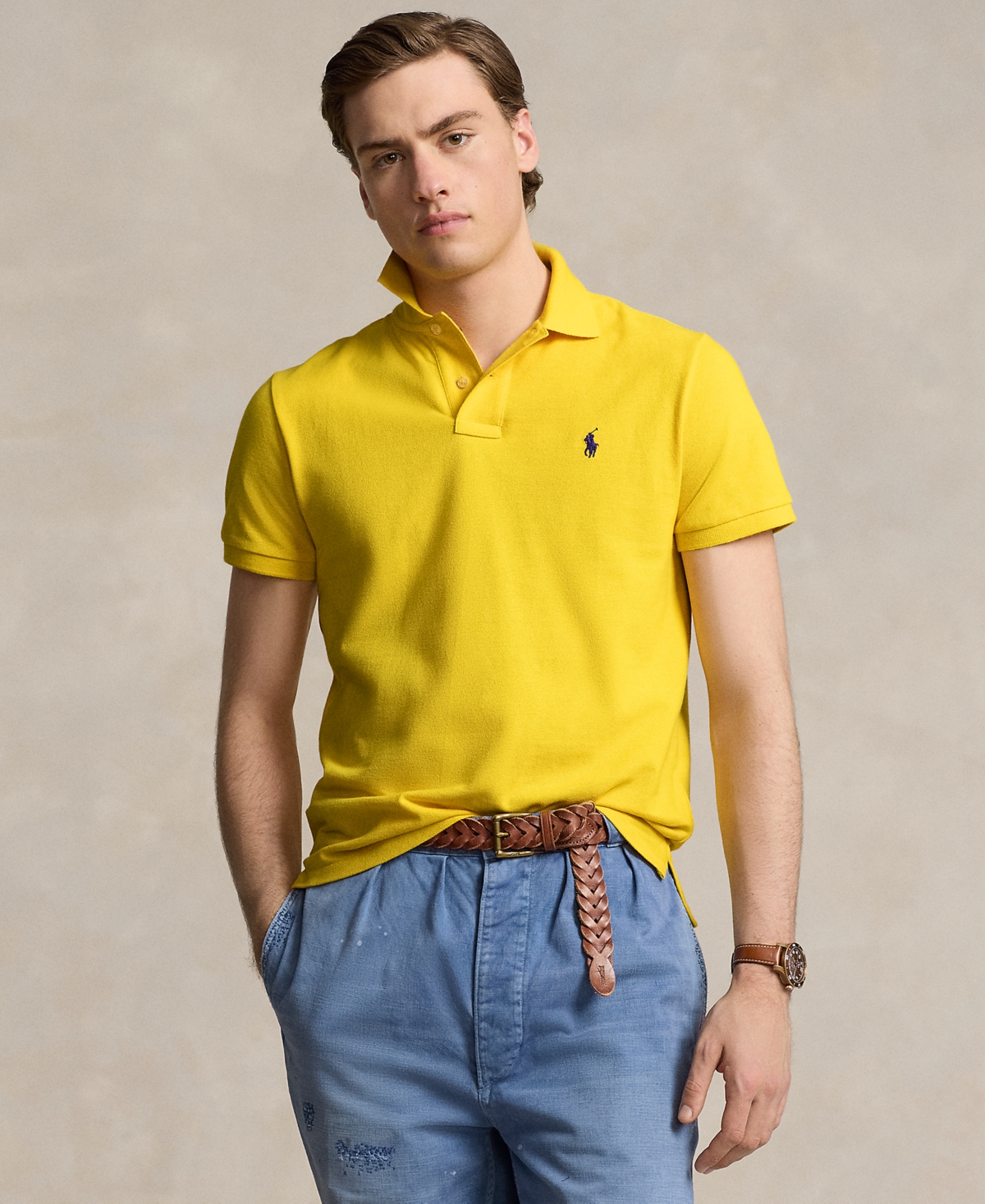 Click here for Polo Ralph Lauren Mens Classic-Fit Mesh Polo Shirt... prices