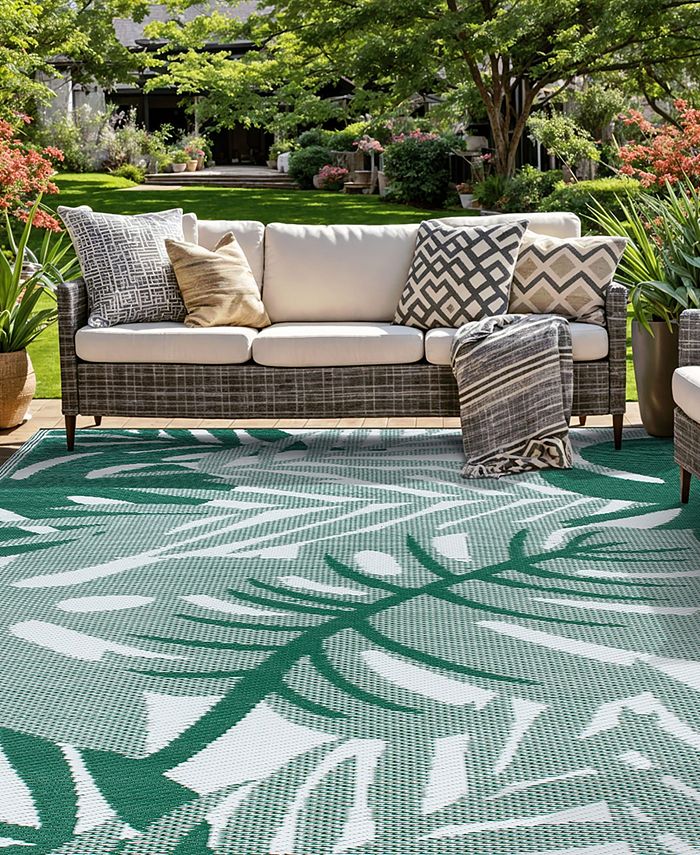 Main Street Rugs Hana Outdoor 6066 5'x7' Area Rug - Macy's