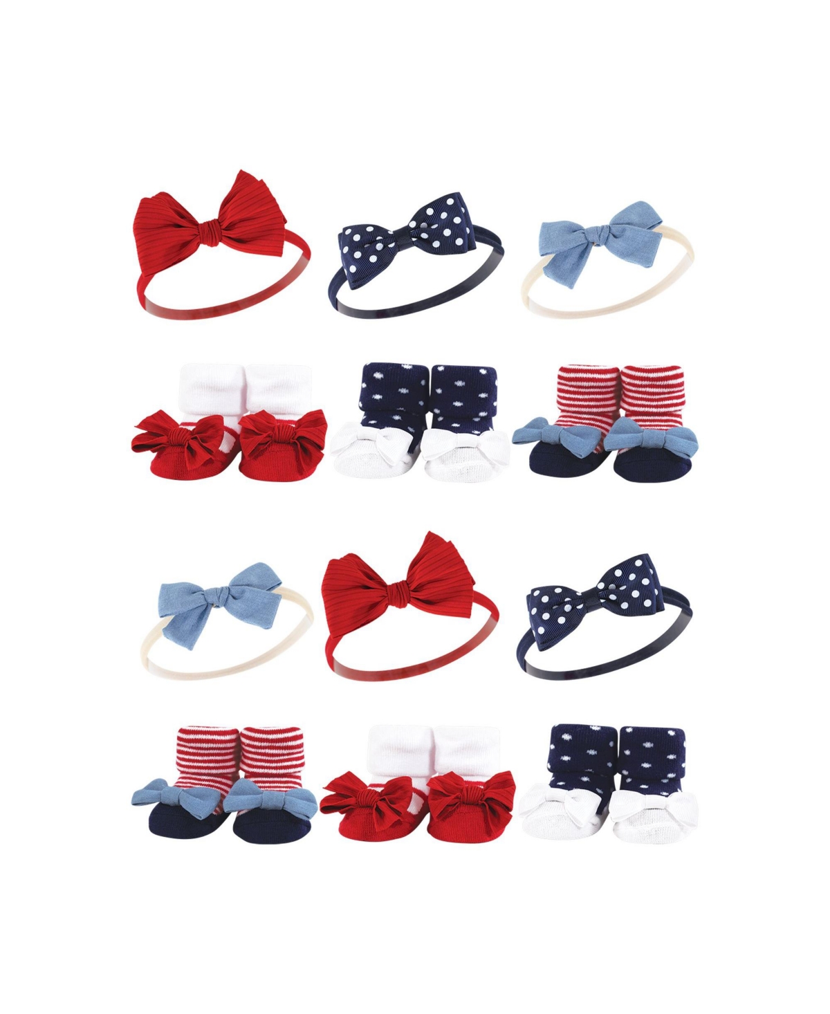 Click here for Hudson Baby Girls 12Pc Headband and Socks Giftset... prices