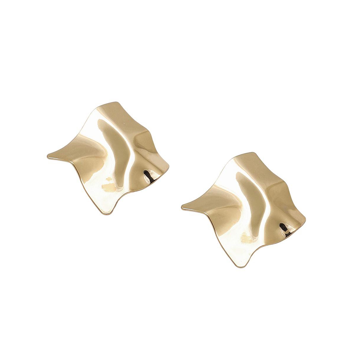 Click here for Sohi Womens Foil Stud Earrings - Gold prices