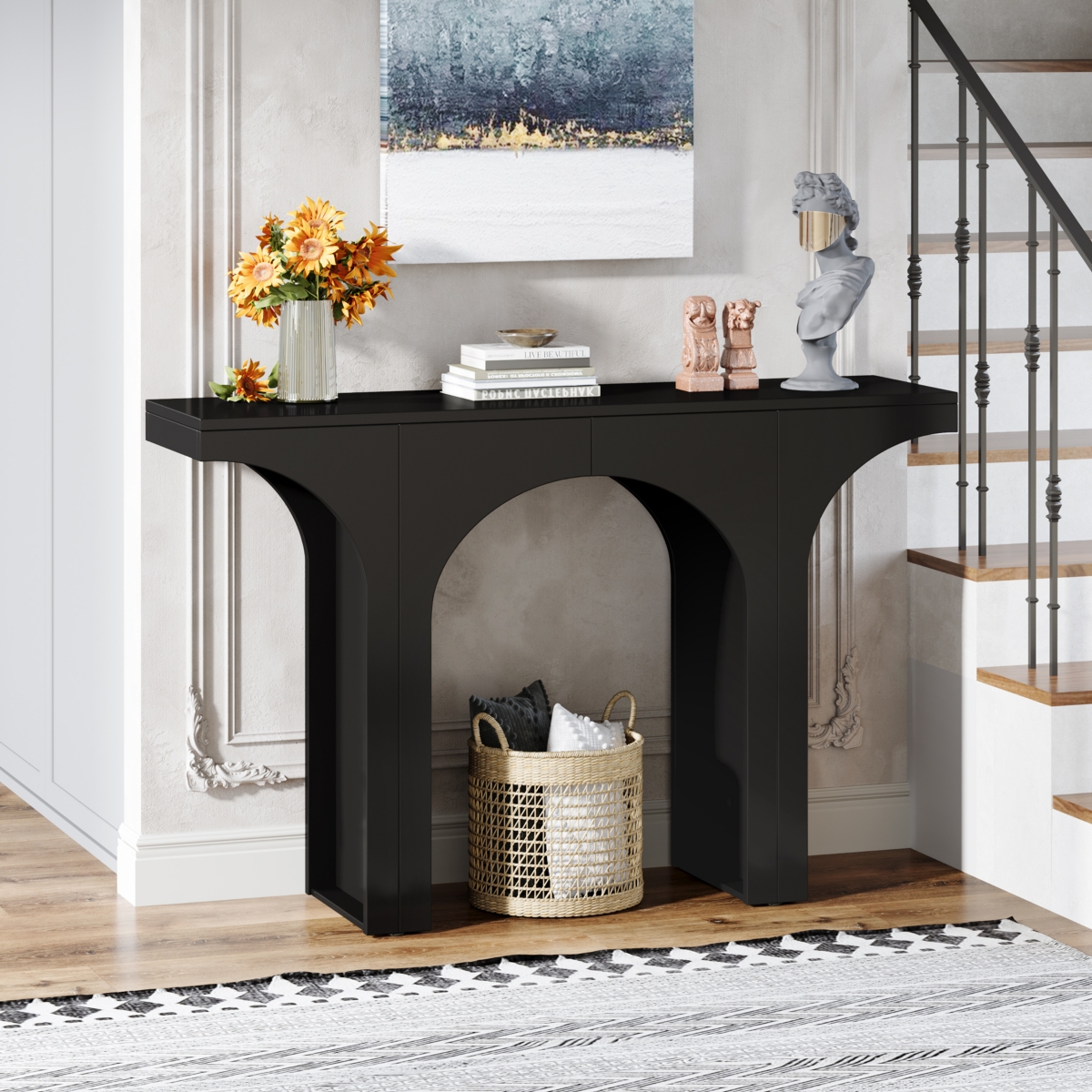 Click here for Tribesigns 47 Inches Console Table  Black Entryway... prices