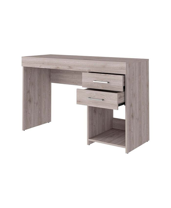 FM FURNITURE Austin Writing Computer Desk, Two Drawers, One Cabinet ...