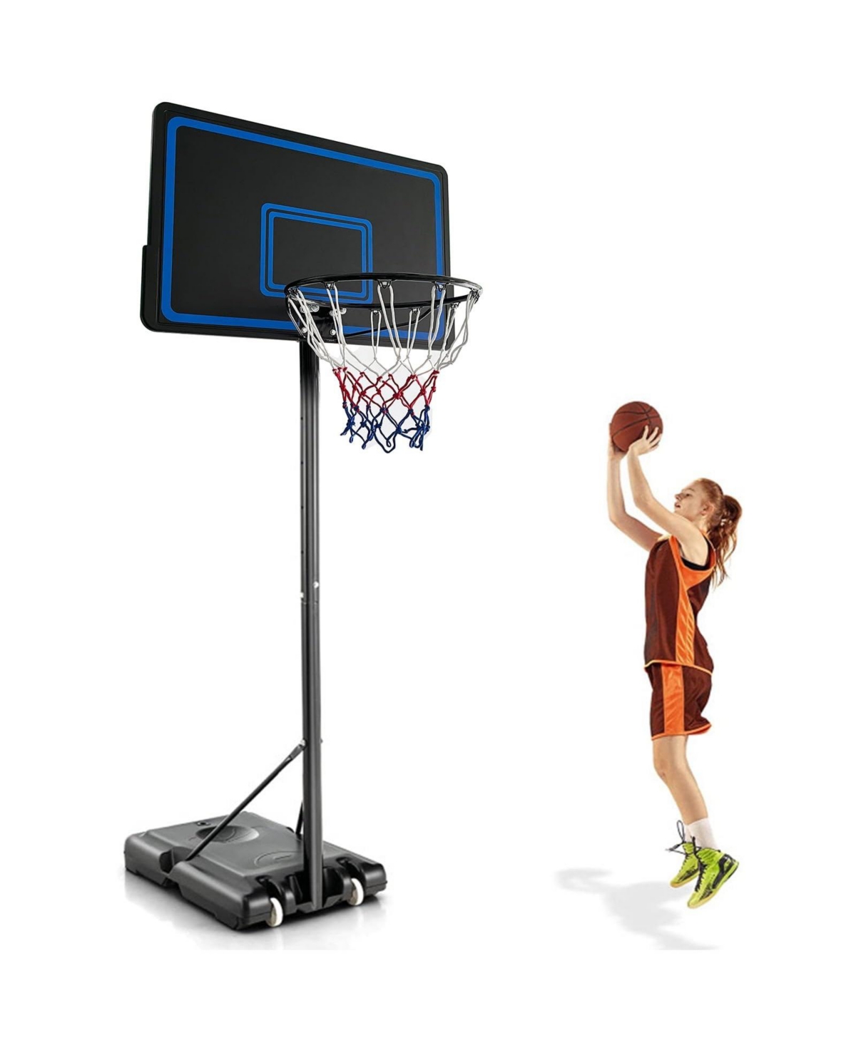 Click here for Skonyon 7.5-10FT Portable Adjustable Height Basket... prices