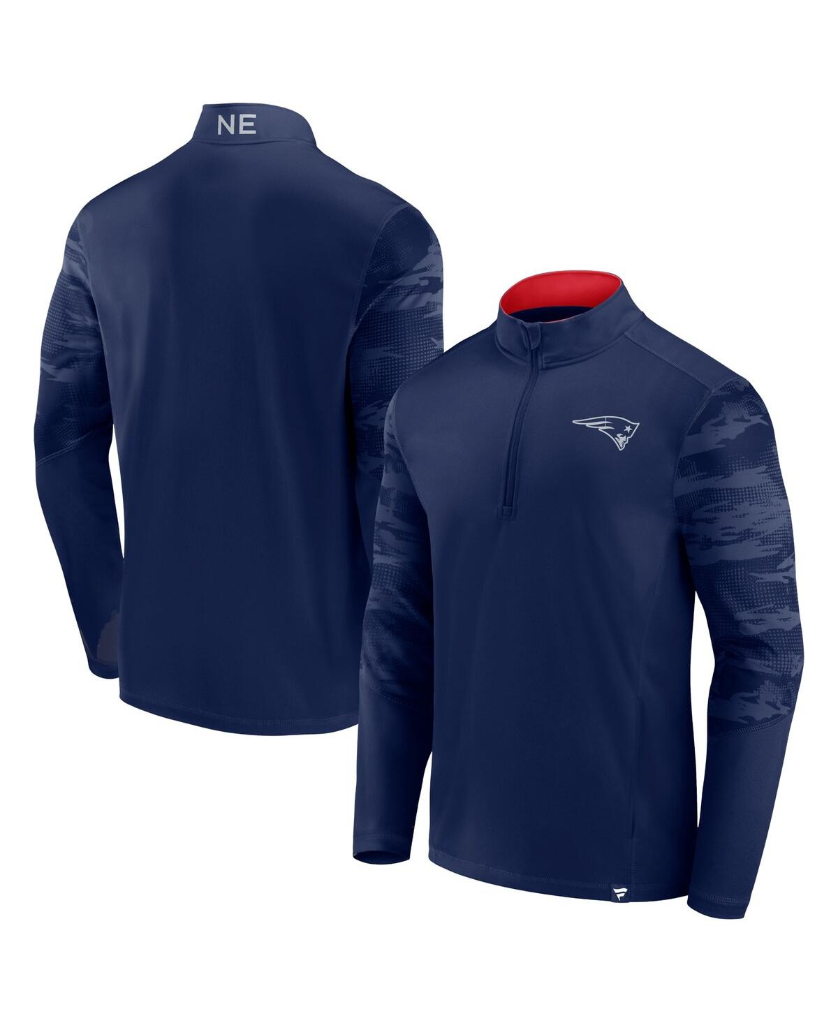 Click here for Fanatics Mens Navy New England Patriots Ringer Qua... prices