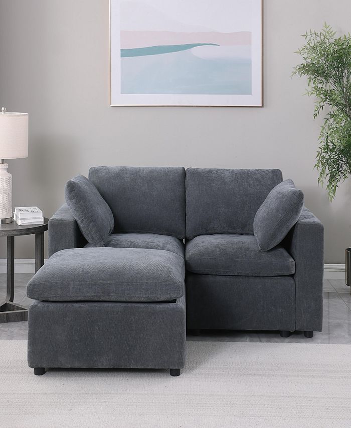 Simplie Fun Modular Sectional Sofa with Ottoman: Comfort, Style, and ...