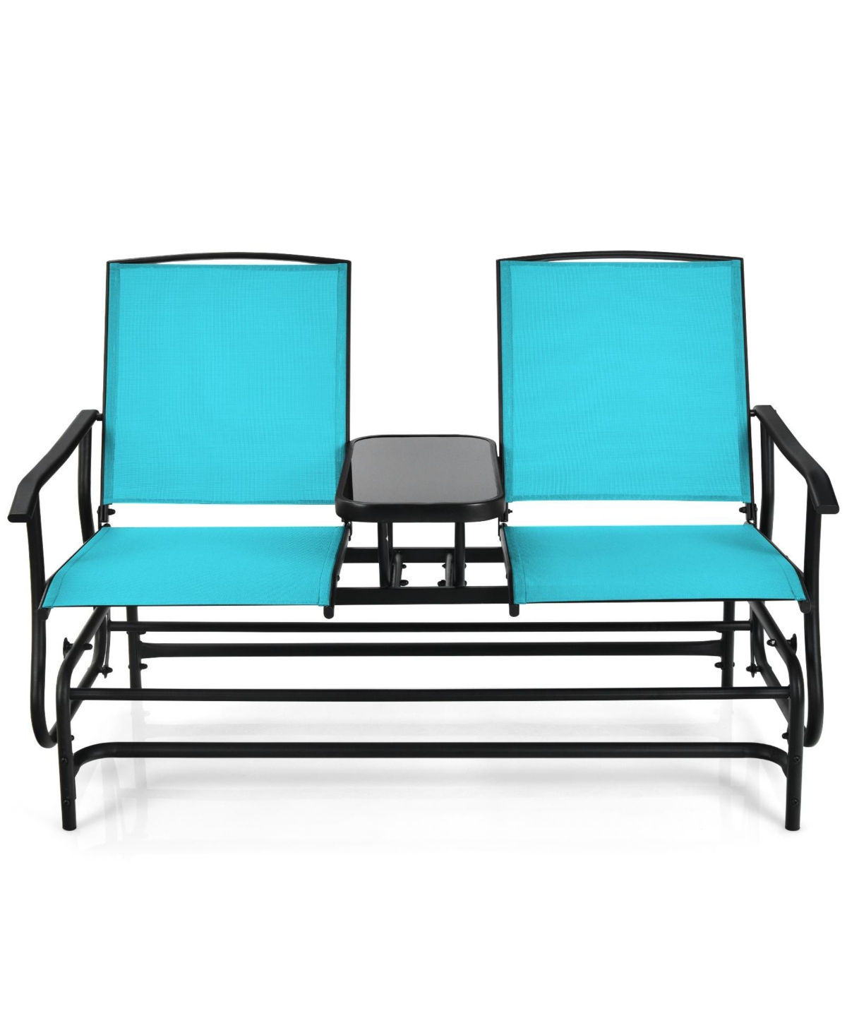 Click here for Slickblue 2-Person Double Rocking Loveseat with Me... prices