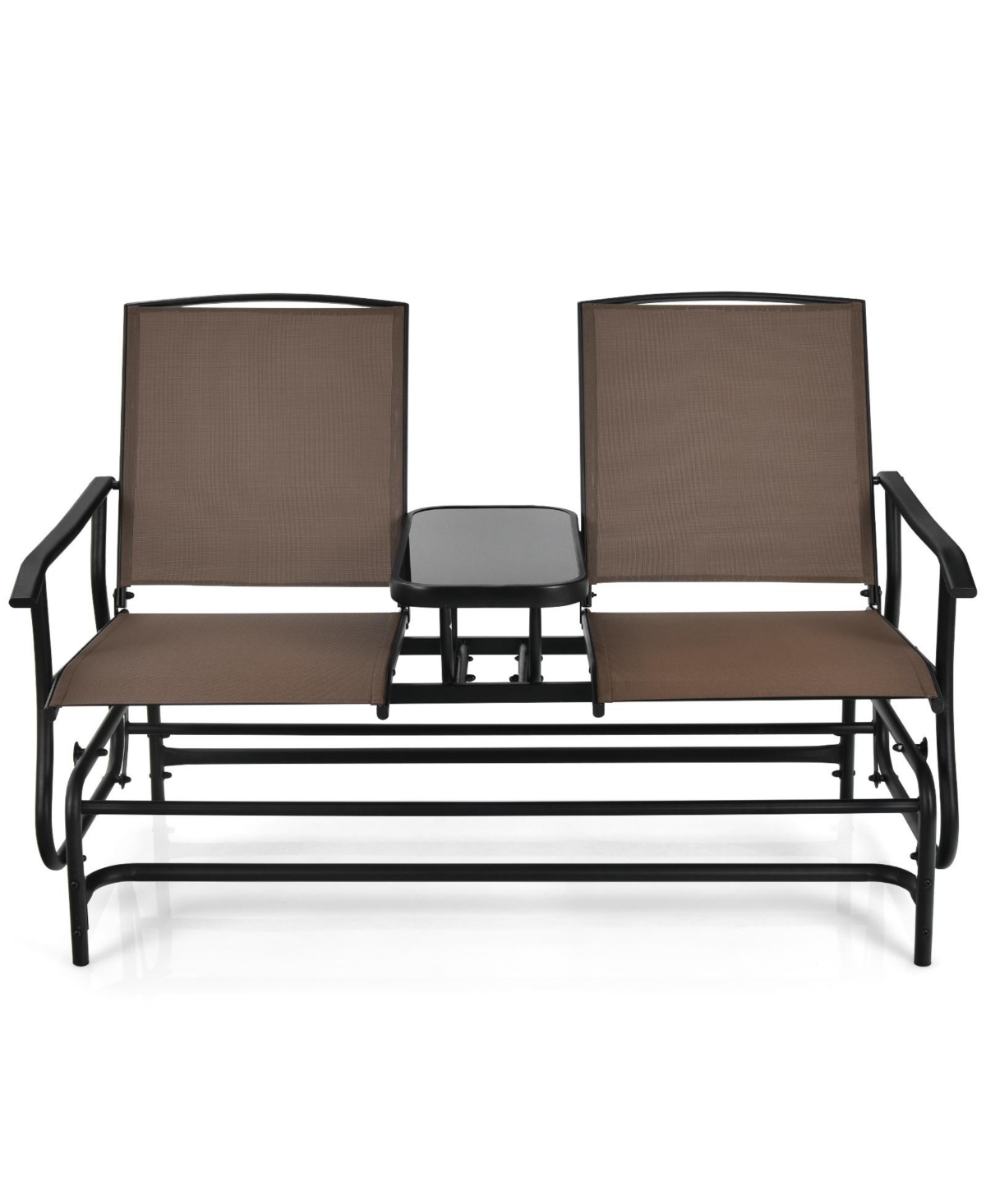 Click here for Slickblue 2-Person Double Rocking Loveseat with Me... prices