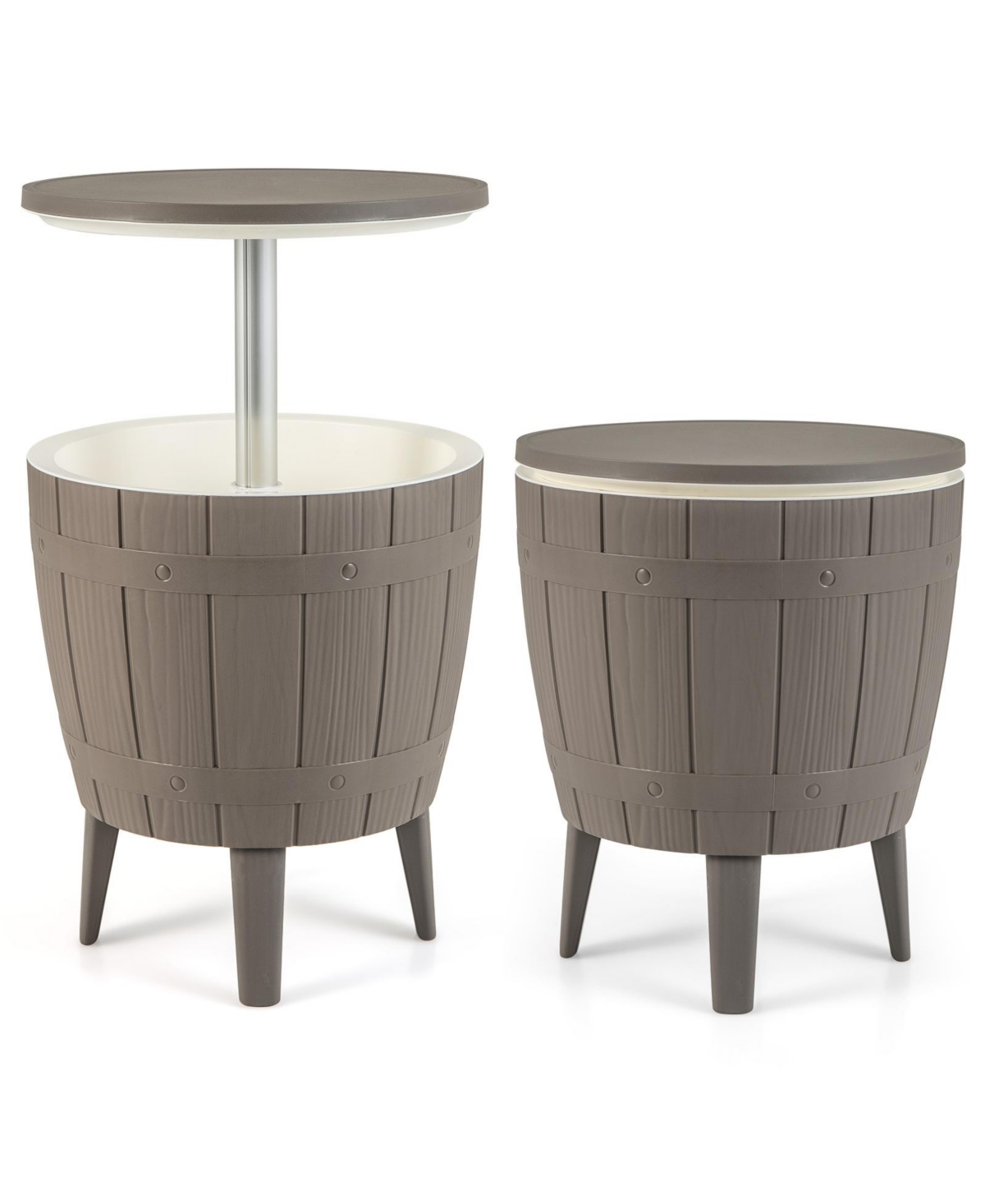 Click here for 10 Gallon Cooler Bar Table Outdoor Coffee Table Ic... prices