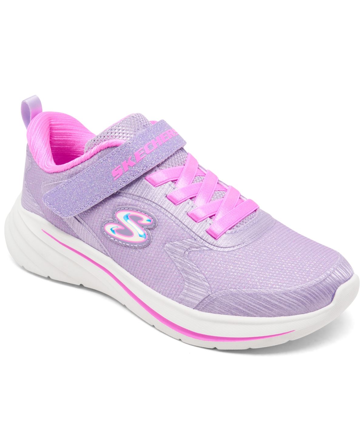 Click here for Skechers Little Girls Wave 92 Fastening Strap Casu... prices