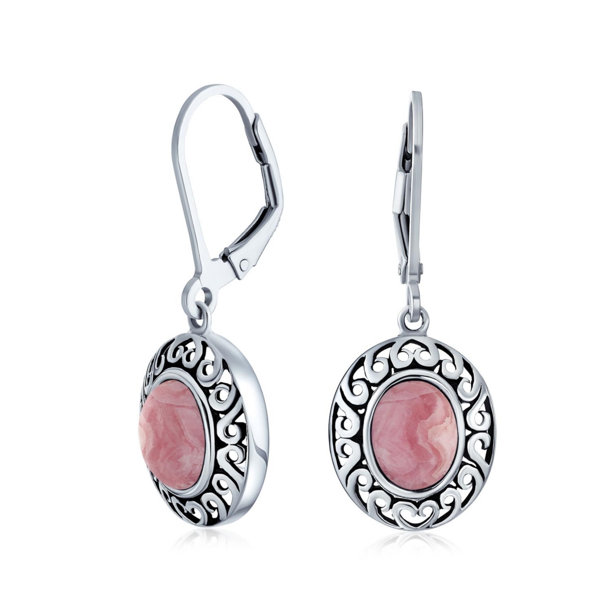 Click here for Bling Jewelry 3CTW Natural Stones Oval Bezel Set L... prices