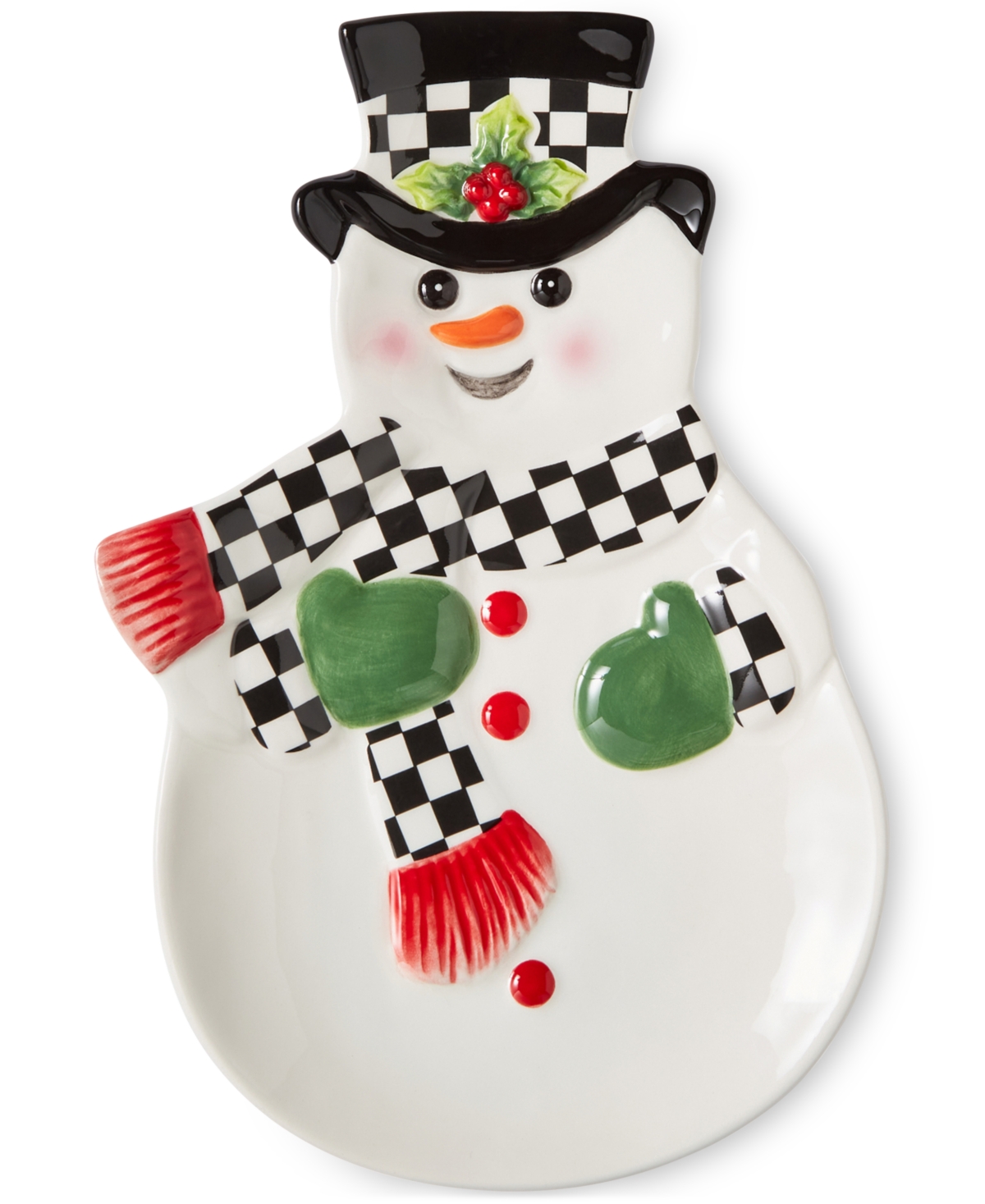 Click here for Spode Christmas Tree Black & White Snowman Dish -... prices