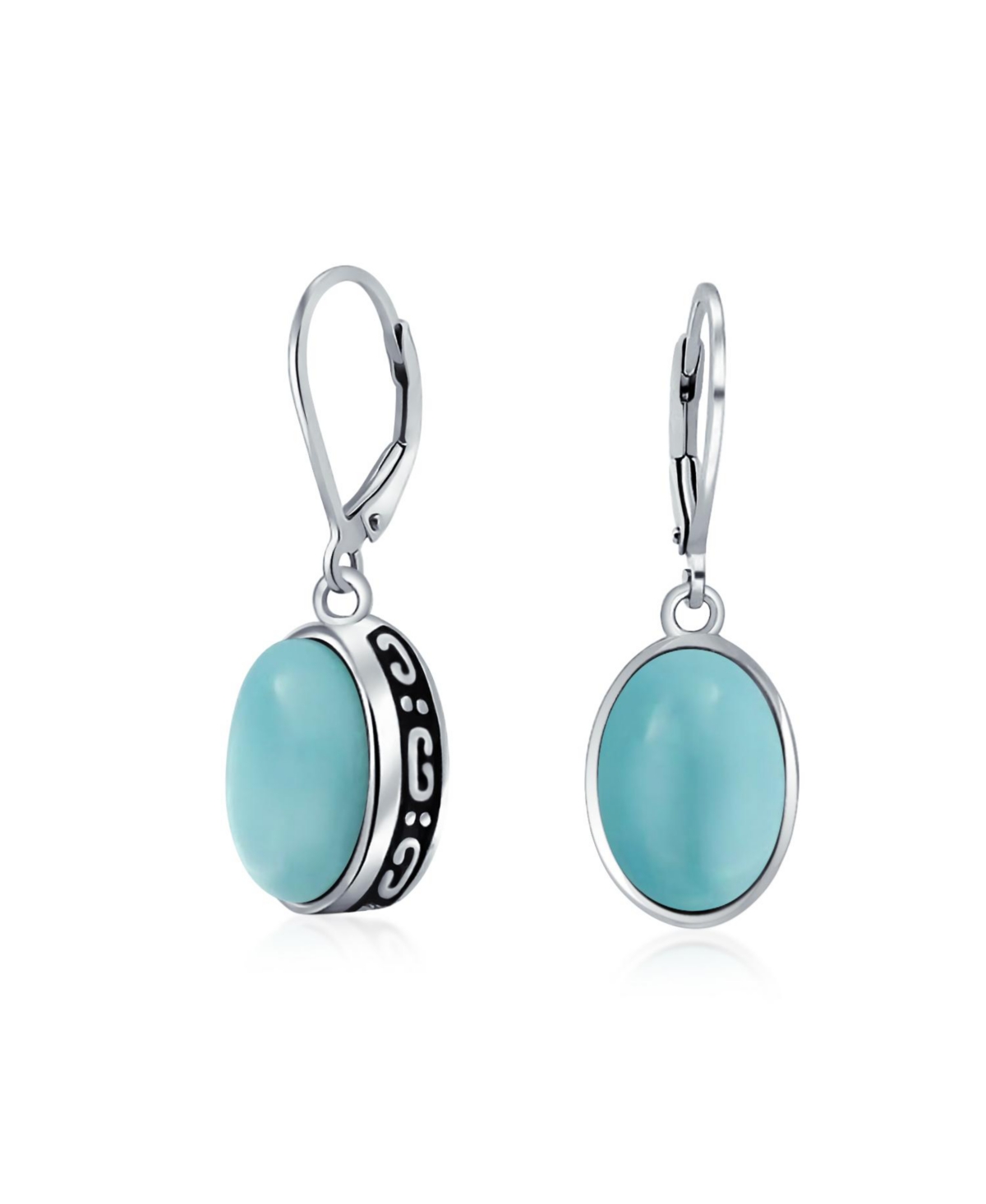 Click here for Bling Jewelry Sterling Silver 3.2CTW Blue Turquois... prices