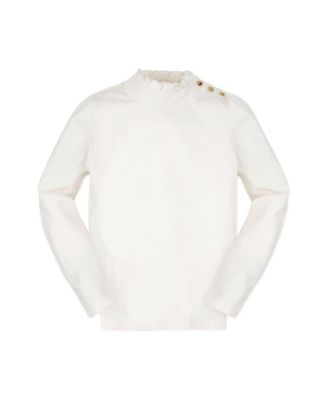Hope & Henry Girls Hope and Henry Organic Long Sleeve Mock Neck Sweater ...