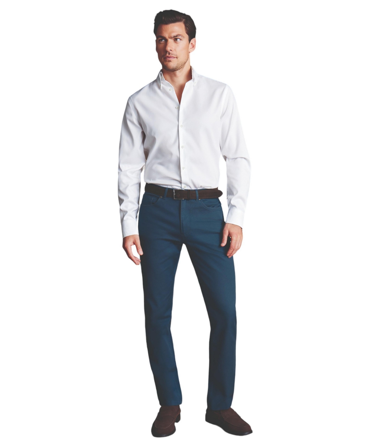 Click here for Charles Tyrwhitt Mens Twill Slim Fit 5 Pocket Jean... prices