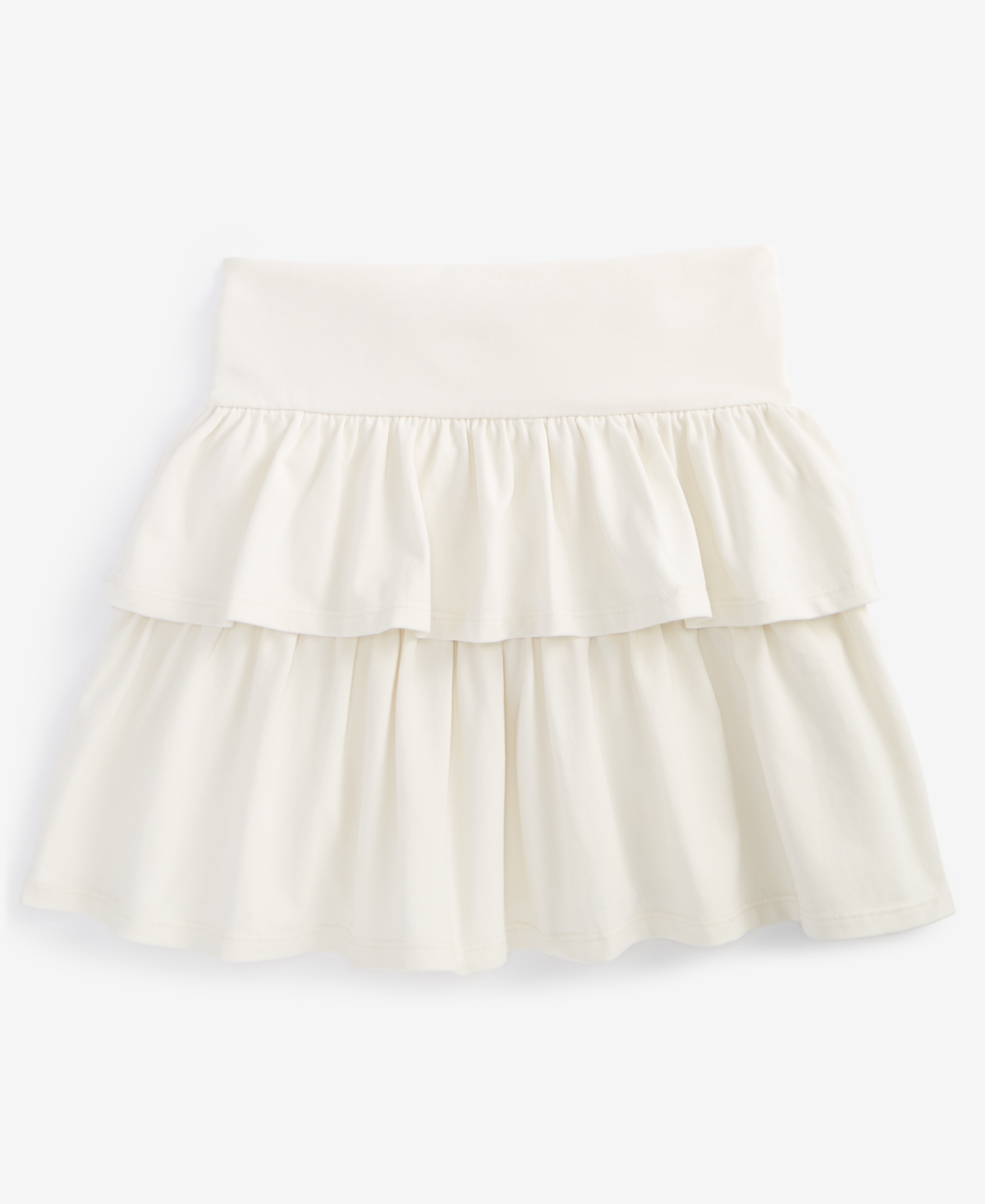 Click here for With Jules Big Girls Tiered Knit Skirt - Natural prices