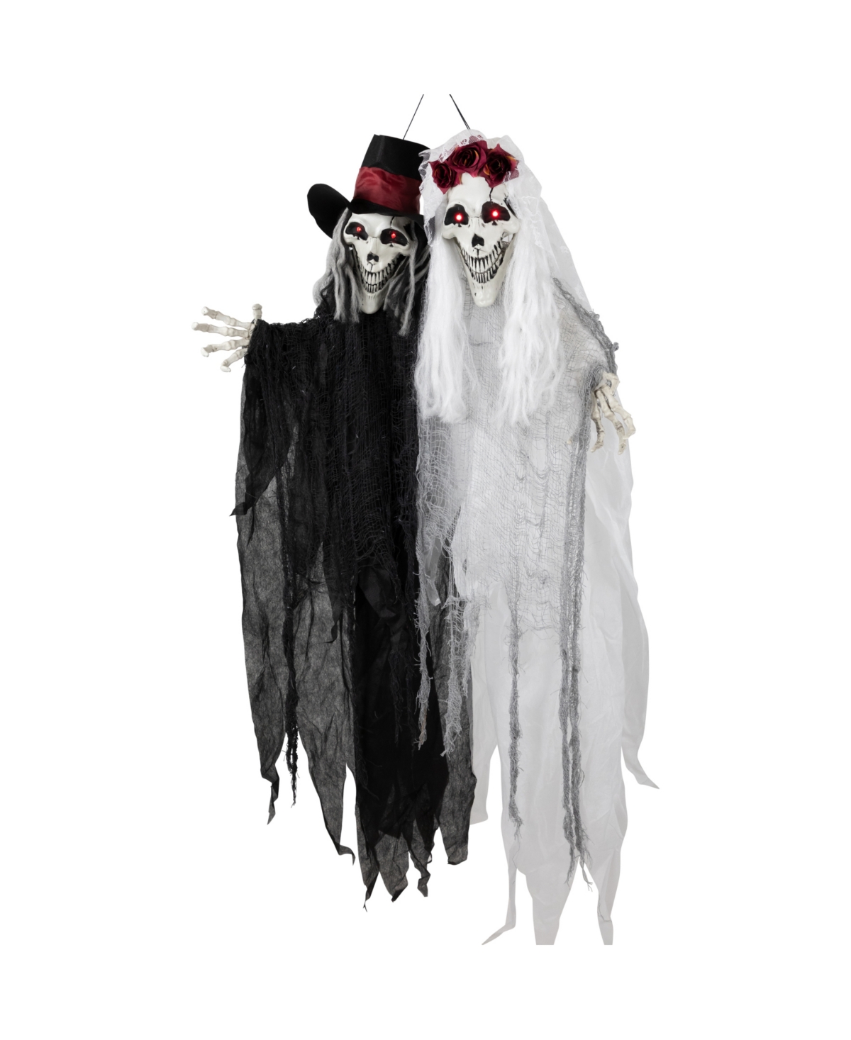 Click here for Northlight Lighted Vampire Couple Decoration - Bla... prices