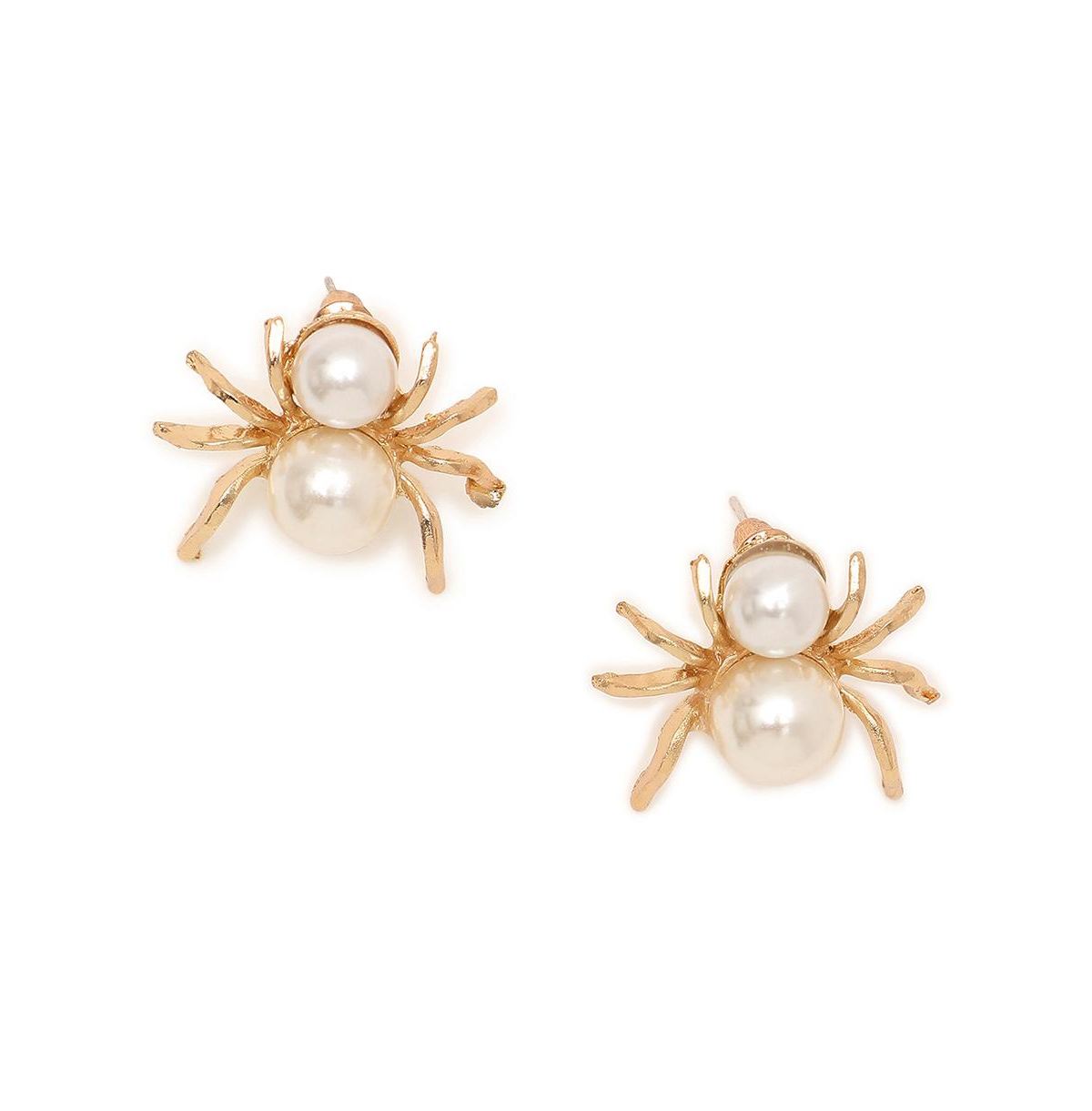 Click here for Sohi Womens Spider Stud Earrings - Gold prices