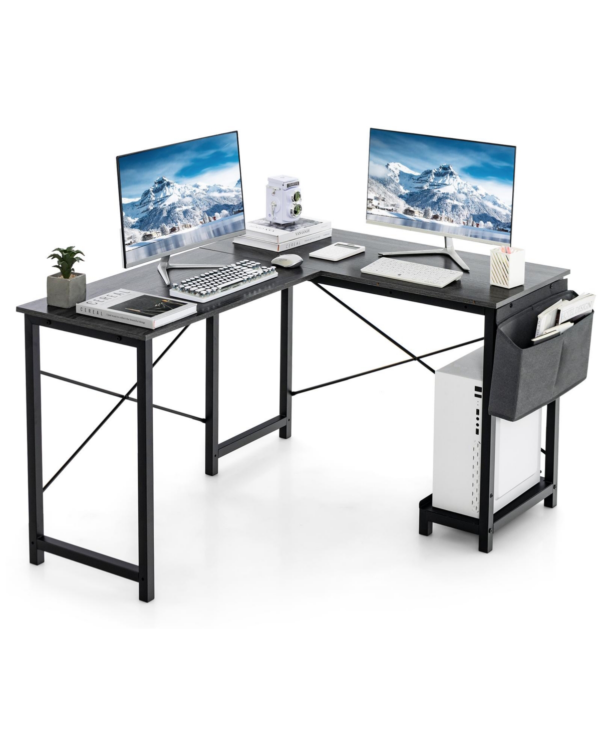 Click here for Skonyon Modern Reversible Computer Desk with Stora... prices