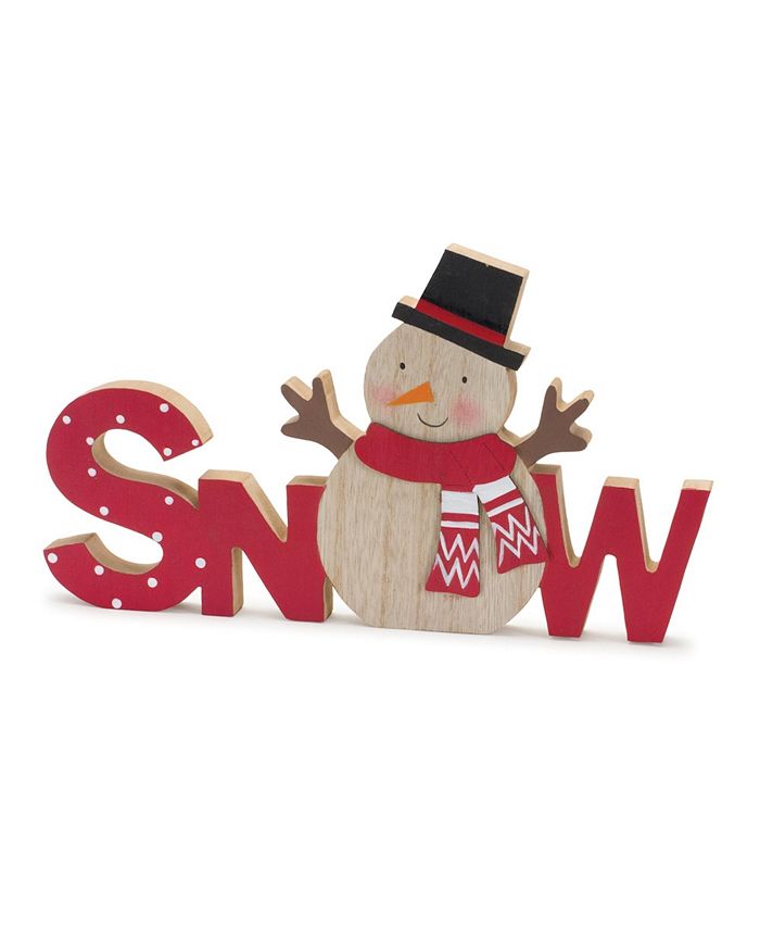 Slickblue Snow Sign Festive and Decorative Winter Wonderland Signs for ...