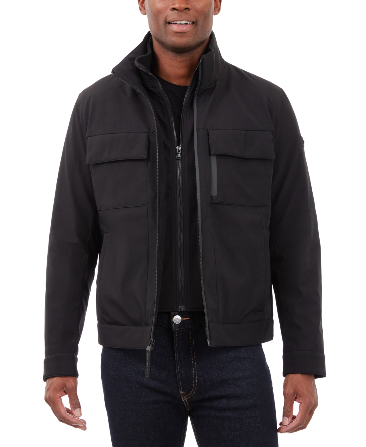 Click here for Michael Kors Mens Dressy Pocket Jacket - Black prices