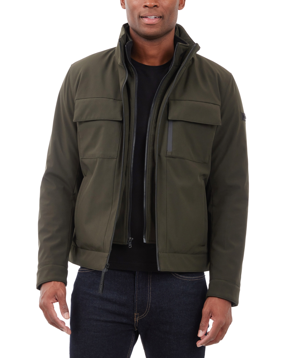Click here for Michael Kors Mens Dressy Pocket Jacket - Olive prices