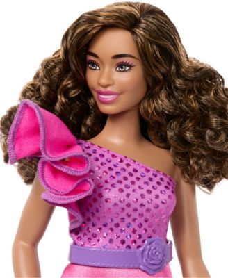 Barbie Fashionistas 65th Anniversary Doll 225, with Brown Hair, Pink ...