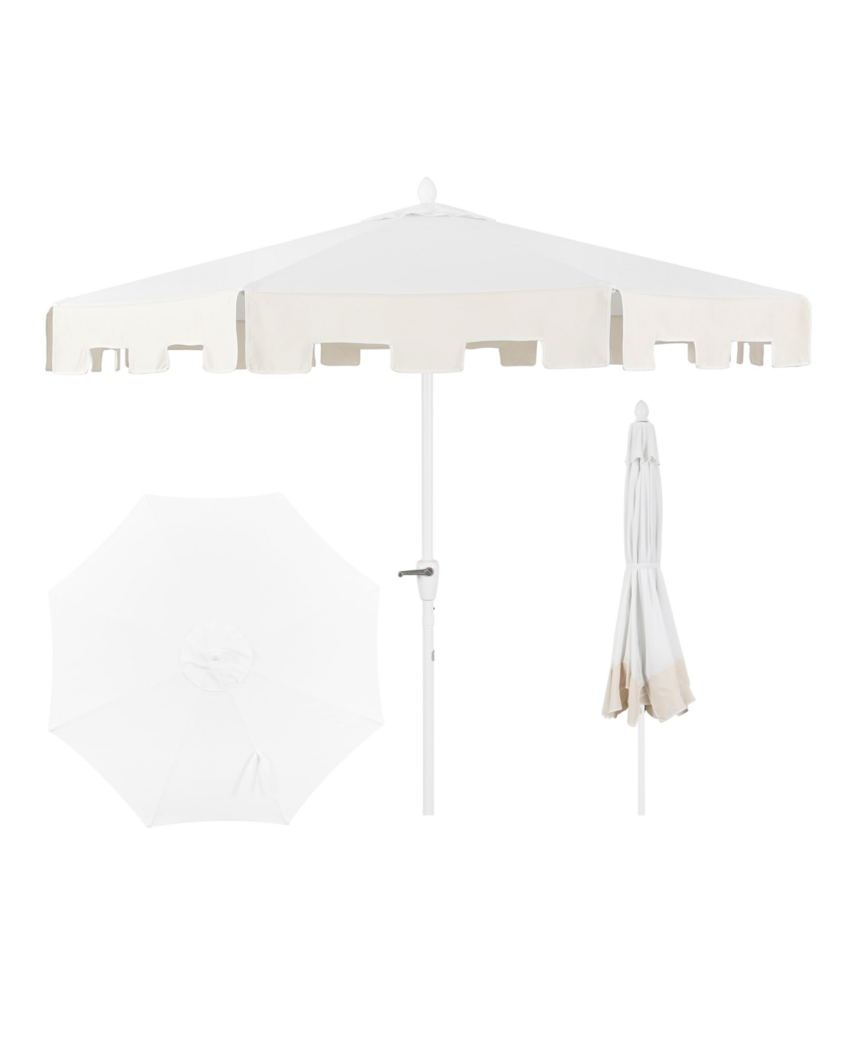 Click here for Jonathan Y Baiona 9 ft Market Patio Umbrella  Uv P... prices