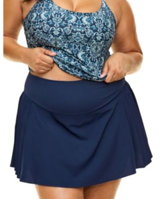 Adore Me Plus Size Birdie Lotus High Rise Active Skort - Macy's