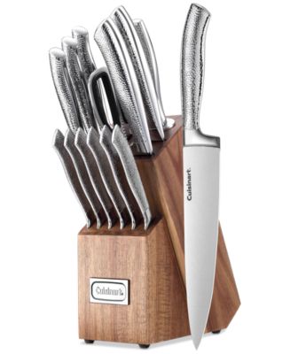 Cuisinart 15-Piece Stainless Steel Cutlery Block Set - Macy's