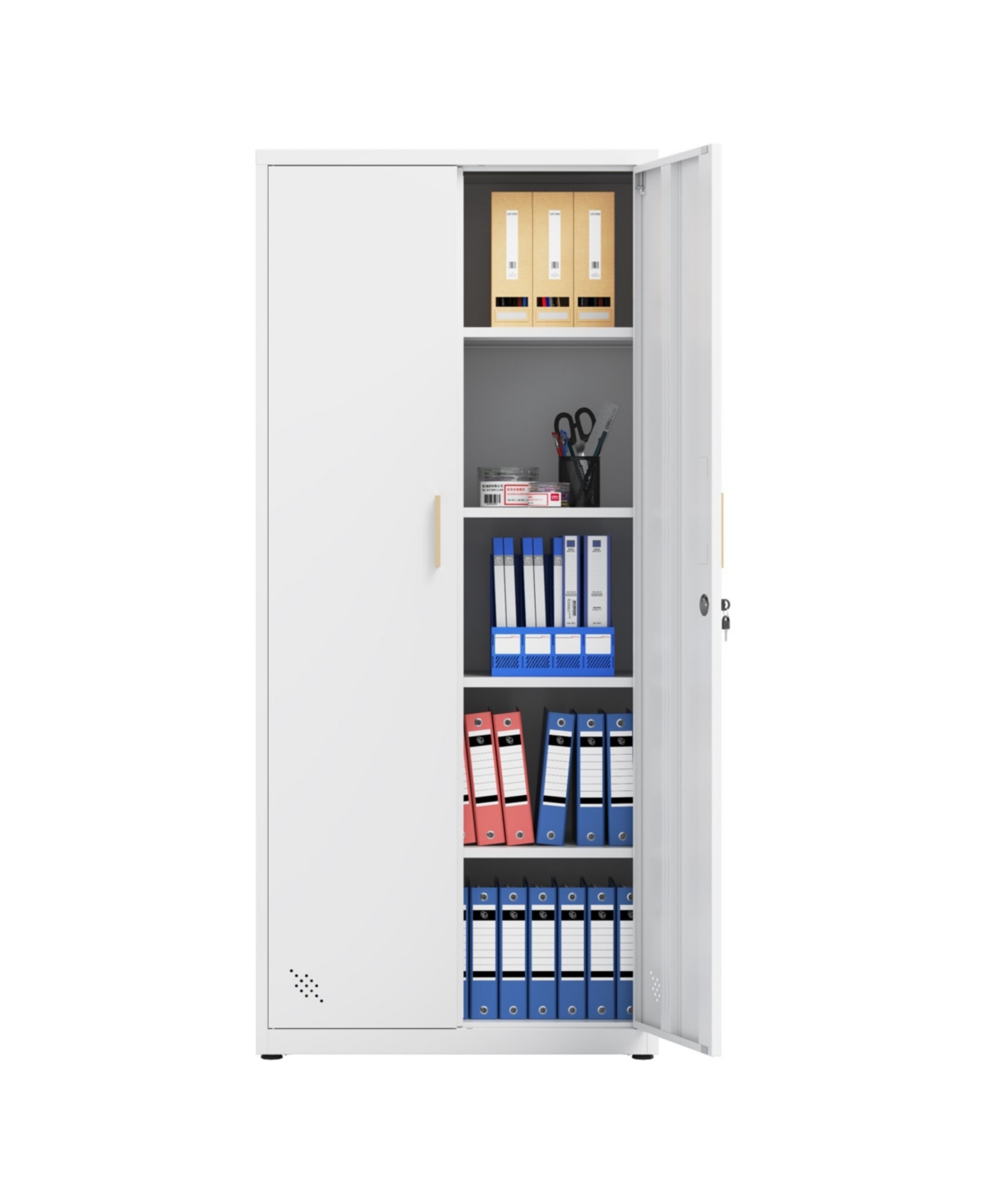 Click here for Adjustable Metal Storage Cabinet with Sturdy Shelv... prices