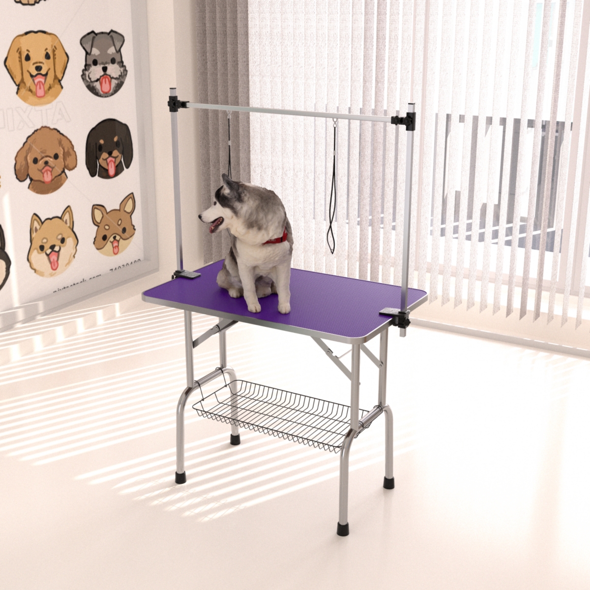 Click here for Streamdale Furniture Sturdy Foldable Pet Grooming... prices