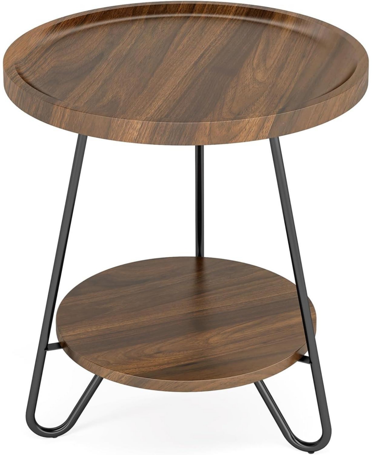 Click here for Tribesigns Round Side Table  2-Tier End Table with... prices