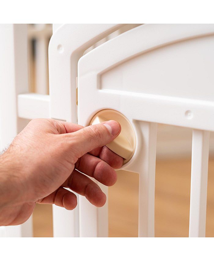 IRIS USA 8-Panel 34-inch Exercise Pet Playpen with Door, White - Macy's