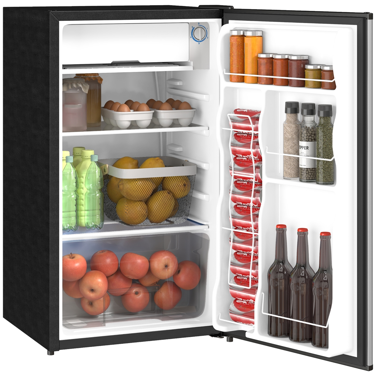 Click here for 3.2 Cu.Ft Mini Fridge with Freezer  Compact Refrig... prices