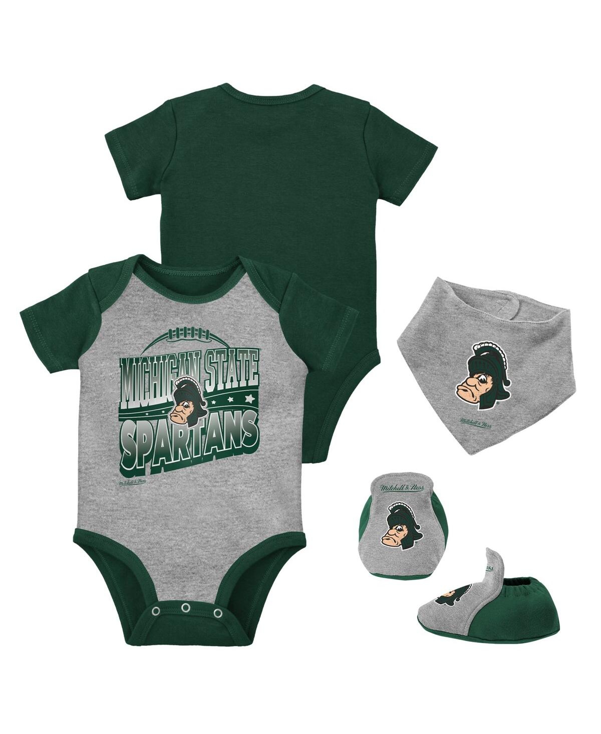 Click here for Mitchell & Ness Baby Boys and Girls Green/Heather... prices