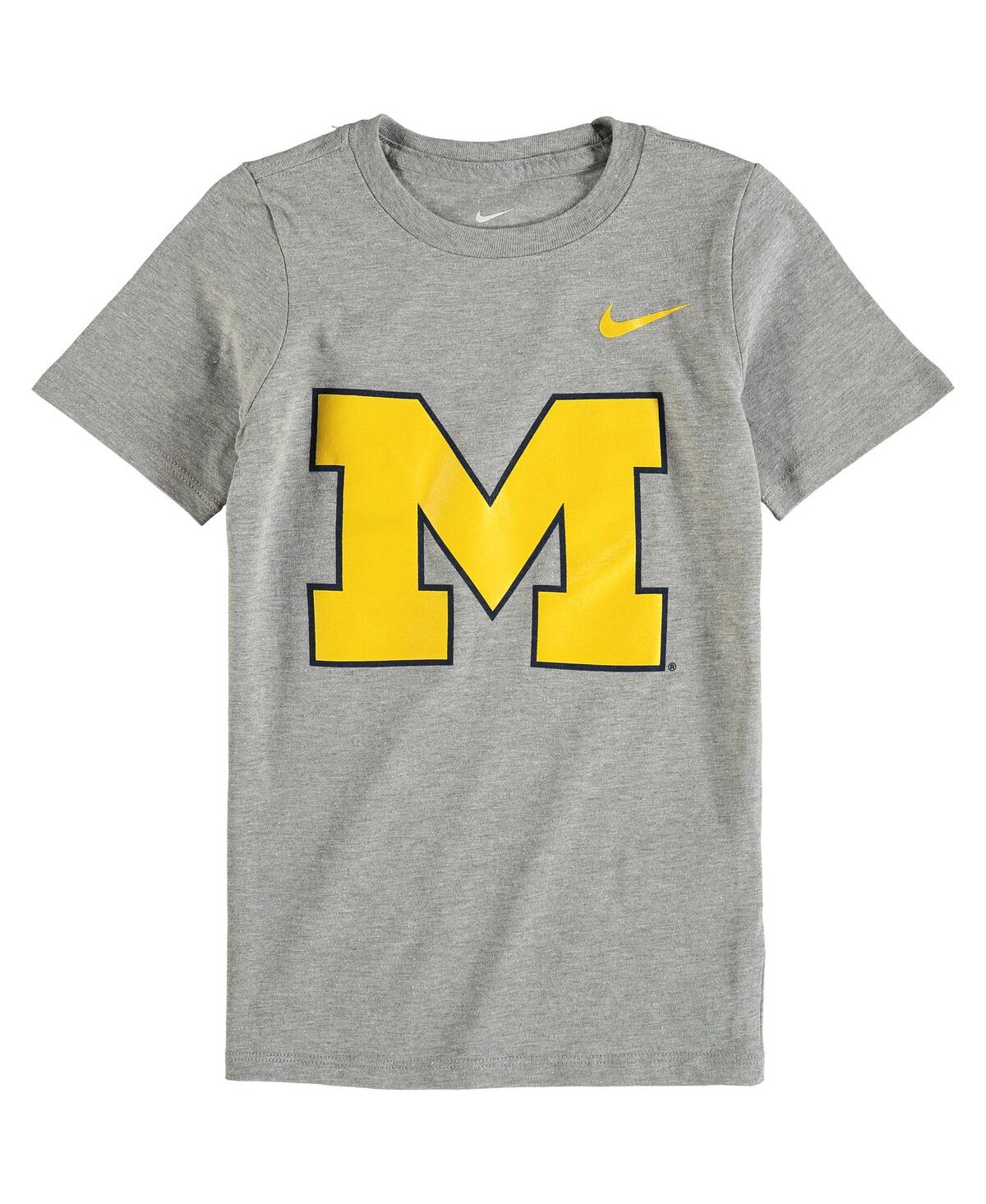 Click here for Nike Preschool Charcoal Michigan Wolverines Logo T... prices