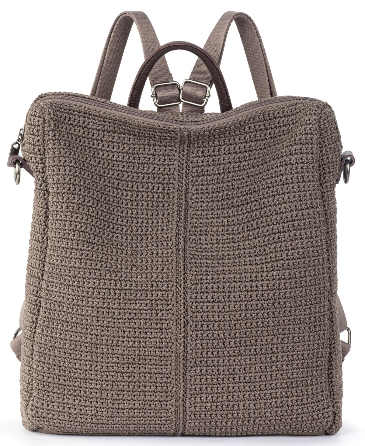 Click here for The Sak Womens Los Feliz Crochet Backpack - Mushro... prices