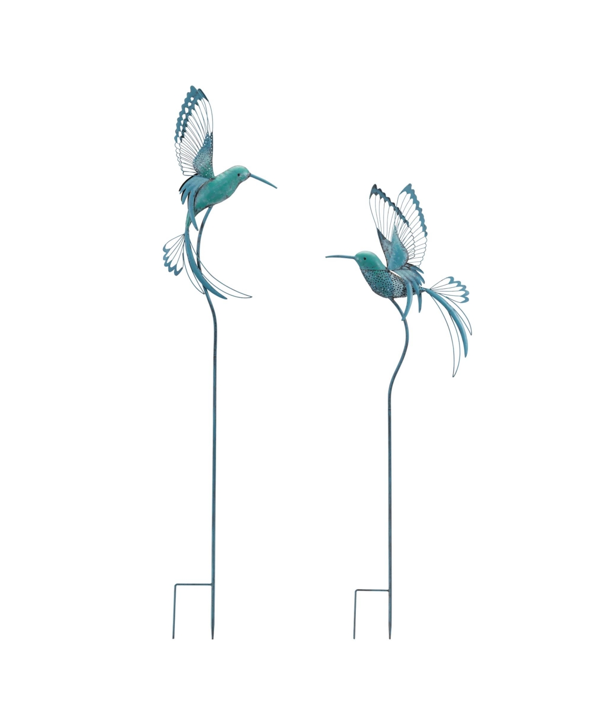 Click here for Slickblue Set of 2 Hummingbird Garden Stakes  ... prices