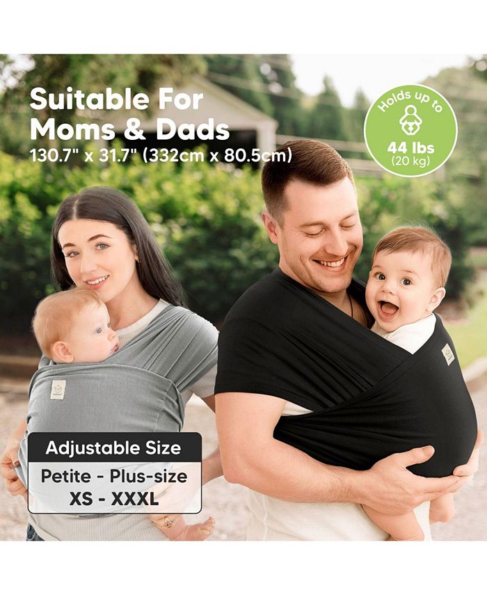 KeaBabies D-Lite Baby Wrap Carrier, Adjustable Baby Carrier, Baby Sling ...
