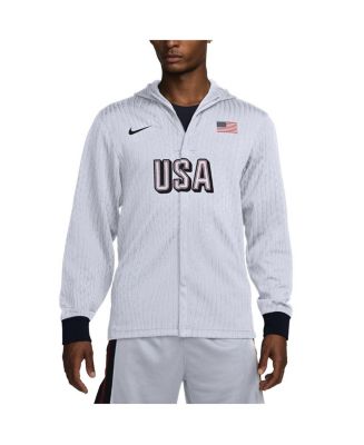 Nike Men's White USA Basketball 224 Summer Authentic On-Court Game Full ...