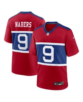 Nike Men's Malik Nabers Century Red New York Giants Alternate Player ...
