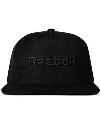 Reebok Men's Logo Embroidered Flat-Brim Snapback Hat - Macy's